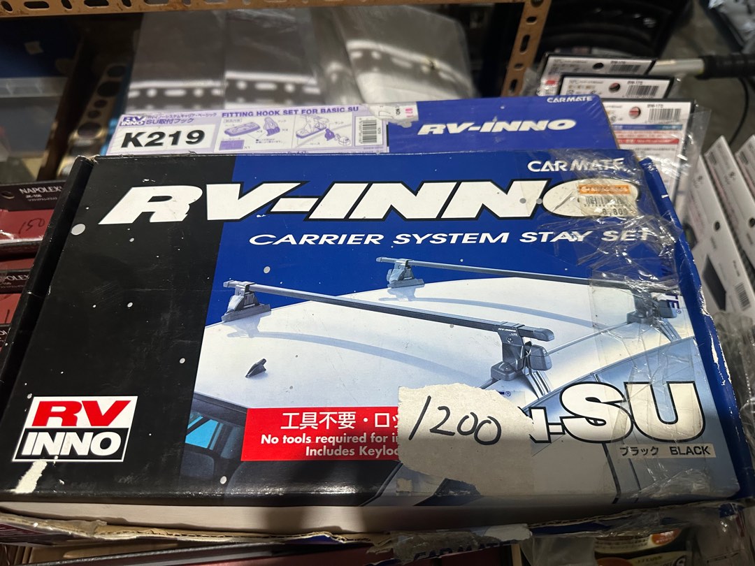 Car mate RV Inno Carrier System Stay Set, Car Parts & Accessories, Body ...