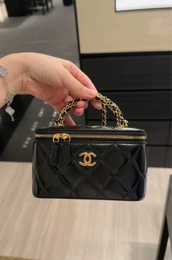 Chanel 24B long vanity top handle, Luxury, Bags & Wallets on Carousell