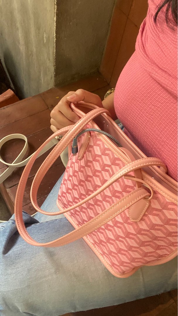 Christy Ng mini russo pink lengkap dust bag, Fesyen Wanita, Tas ...