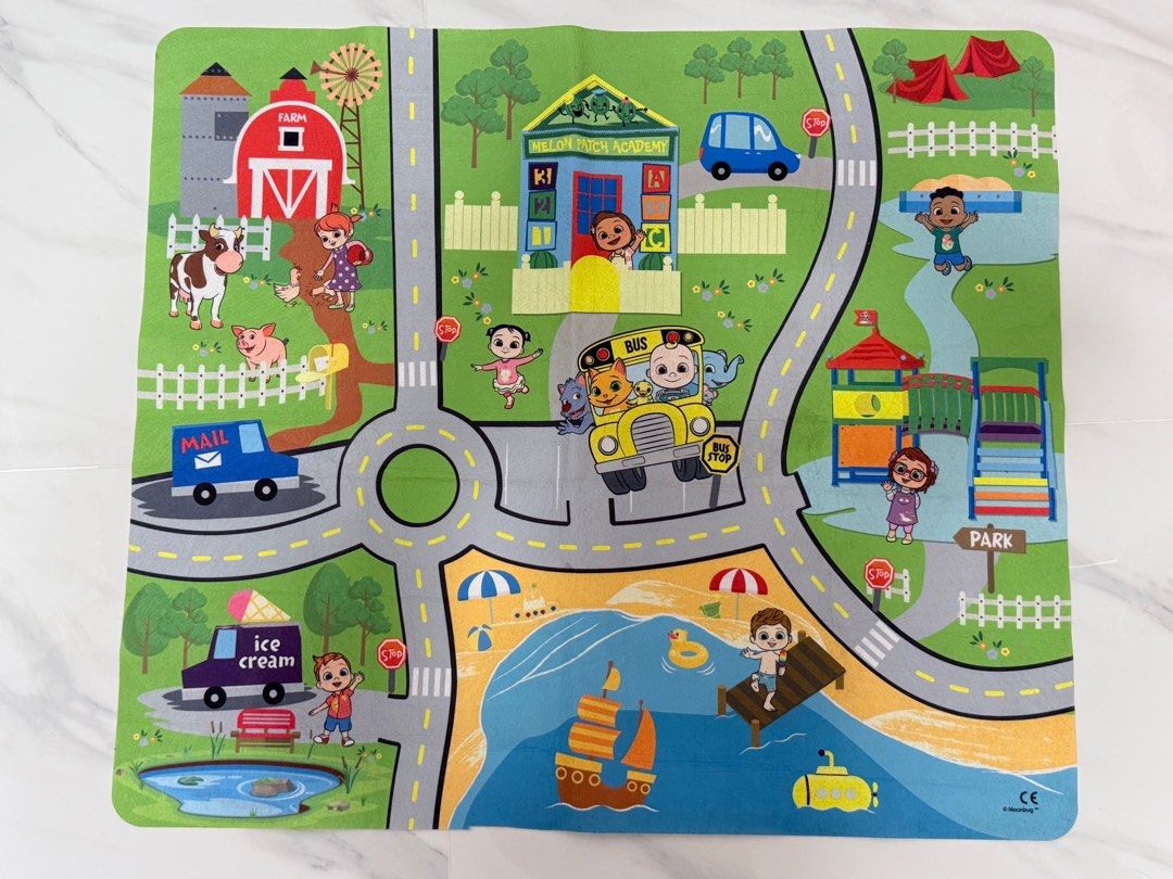 Cocomelon Map, Hobbies & Toys, Toys & Games on Carousell