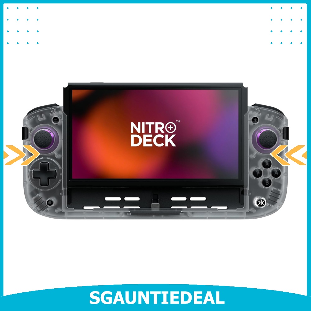 CRKD Nitro Deck+ Handheld Pro Controller for Nintendo Switch & OLED Model - TV Dockable ...