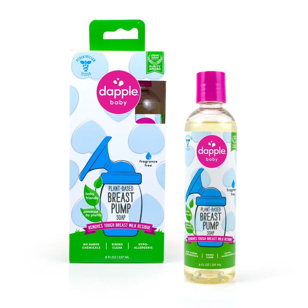 Dapple Baby Breast Pump Cleaner (Plant Based/Fragrance Free) Bottle ...