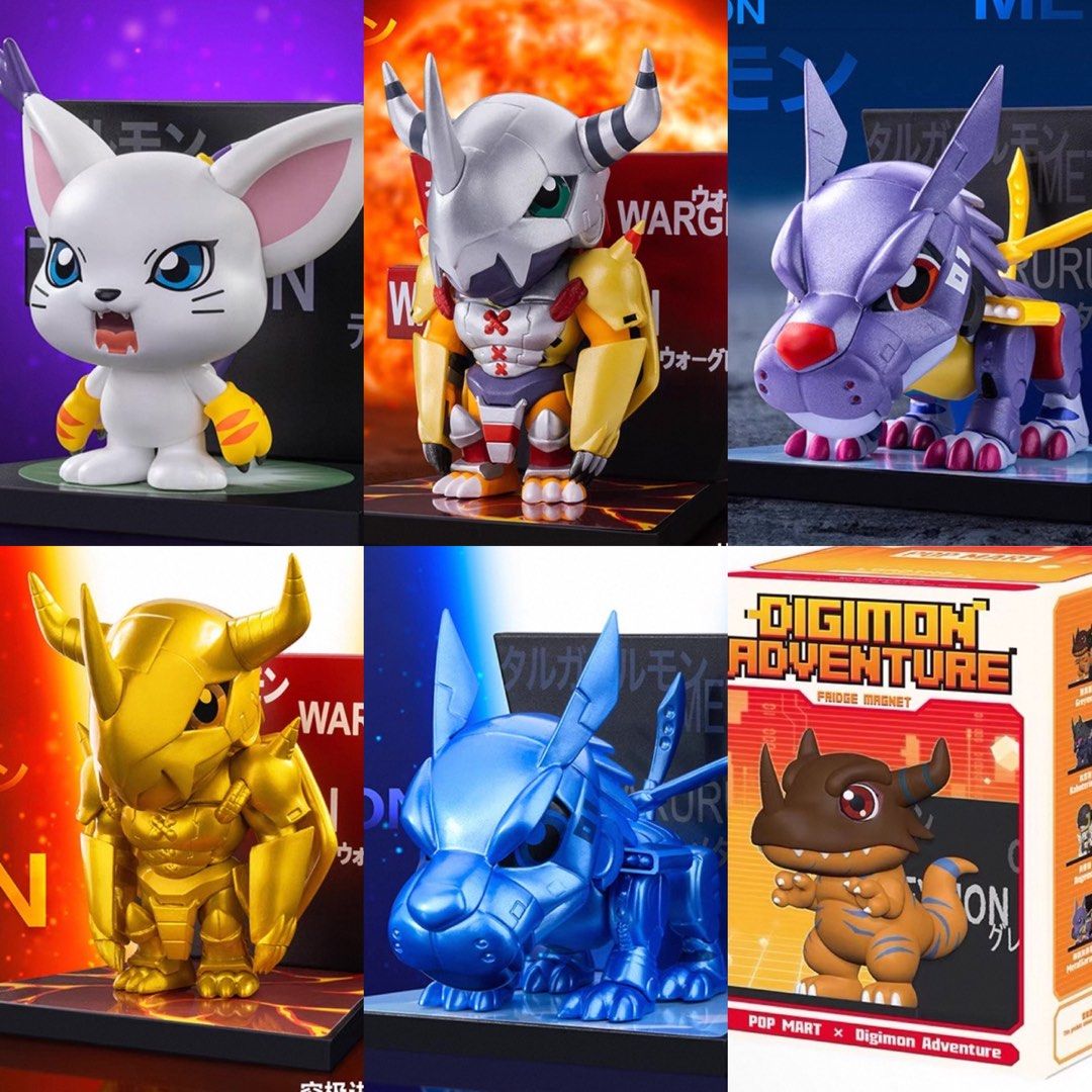 Digimon Adventure Fridge Magnet Series Popmart X Toei Animation / FULL ...