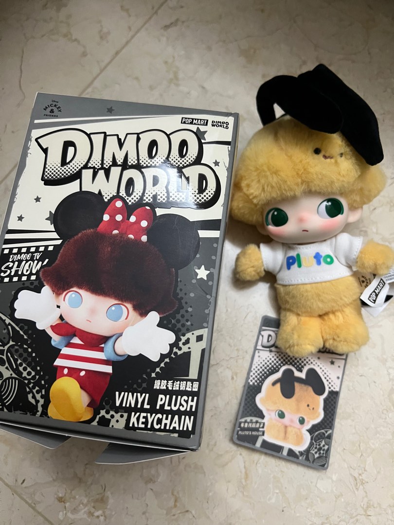 dimoo plush pluto, Toys & Collectibles, Mainan di Carousell