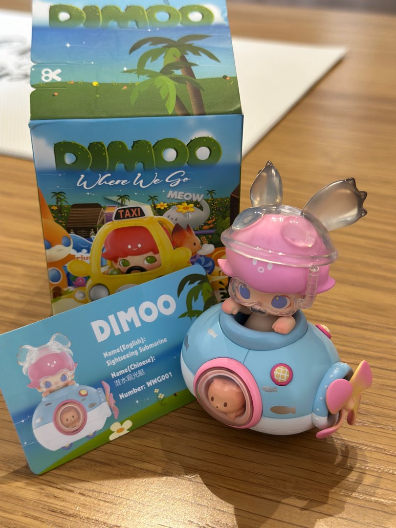 Dimoo Where We Go series-Sightseeing Submarine, Hobbies & Toys, Toys ...