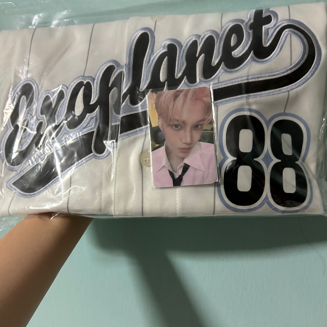 EXO BASEBALL JERSEY UNIFORM KAI, Hobbies & Toys, Memorabilia ...