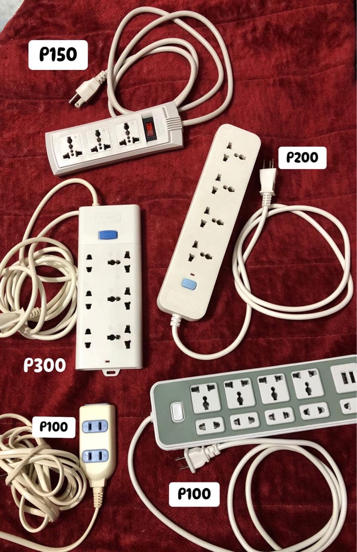 Extension chords, TV & Home Appliances, Electrical, Adaptors & Sockets ...