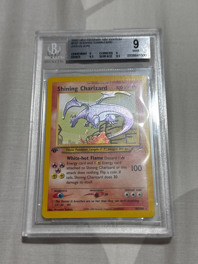 EXTREMELY RARE - TCG Pokemon - 2002 Vintage Neo Destiny Charizard Holo ...