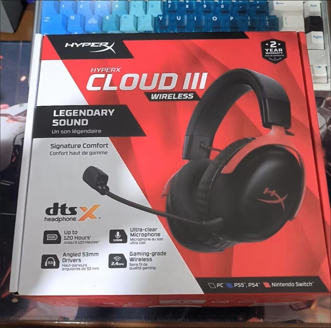 Extremely unknown Hyperx Hurricane 3 wireless head-mounted DTS sound effects computer headsets ...