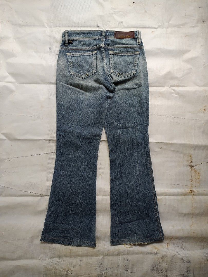 Vienus by Edwin Japan Flare jeans / boot cut baggy no selvedge, Fesyen Wanita, Pakaian Wanita ...