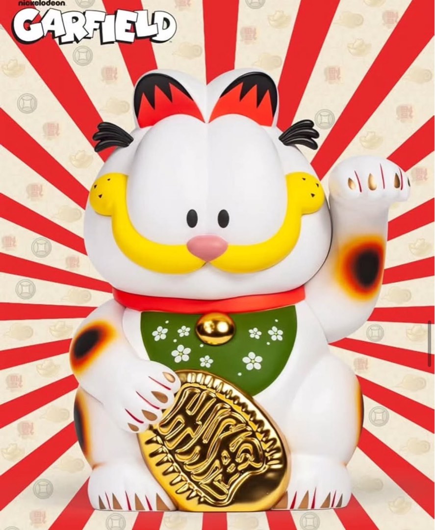 FORTUNE GARFIELD GOLD RUSH ManekiNeko || by ZCWO X GARFIELD, 興趣及遊戲, 玩具 ...