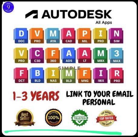 Genuine AutoCAD AutoDesk Premium 2025 subscriptionBind to your Own ...