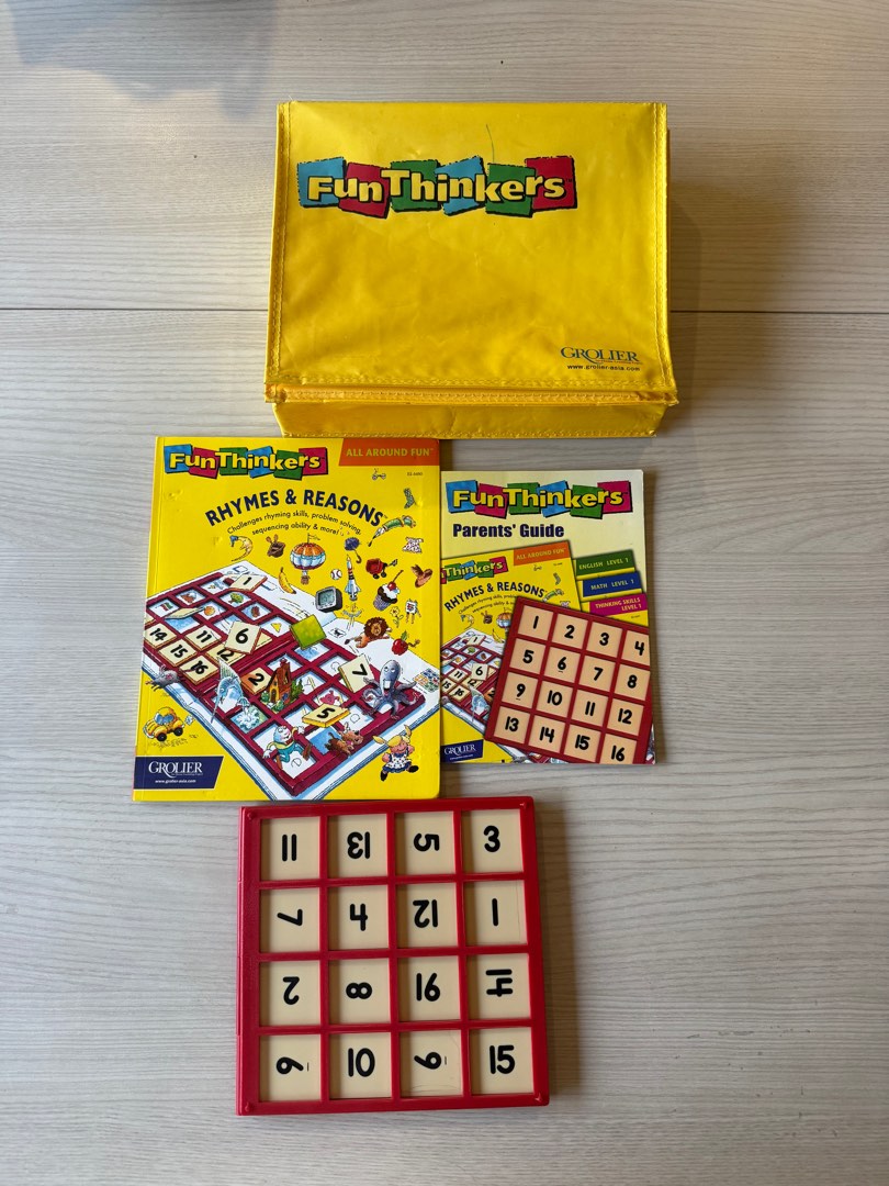 Grolier Fun Thinker Set, Hobbies & Toys, Toys & Games on Carousell
