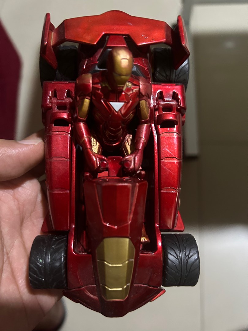 Hasbro 2010 Car and Figure Iron Man 2 Pull Back and Go Turbo Racer ...