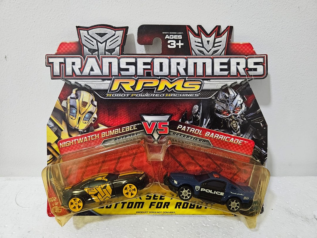 Hasbro Transformers RPMS Robot Powered Machines [Bumblebee & Barricade ...