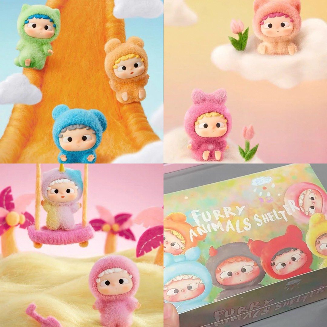 Heyone Ozai Furry Animals Shelter MINI BEANS SERIES / FULL SET ...