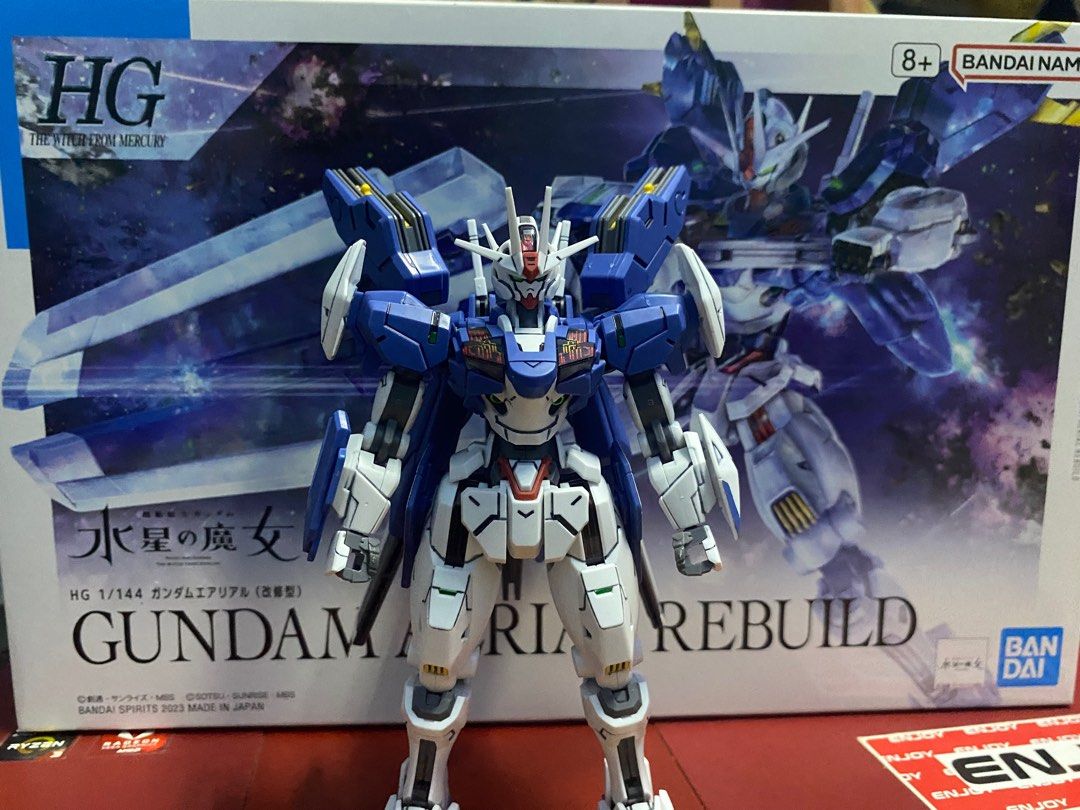HG GUNDAM AERIAL REBUILD, Hobbies & Toys, Toys & Games on Carousell