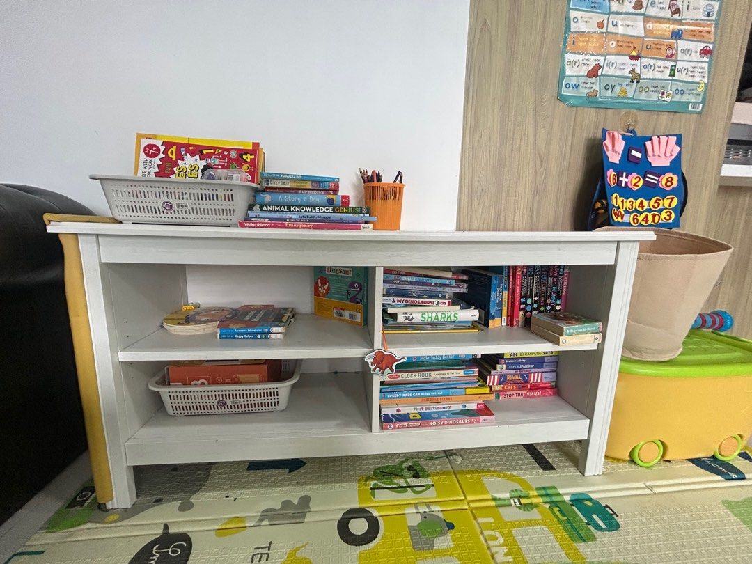 IKEA BRUSALI TV bench, Furniture & Home Living, Furniture, Shelves ...