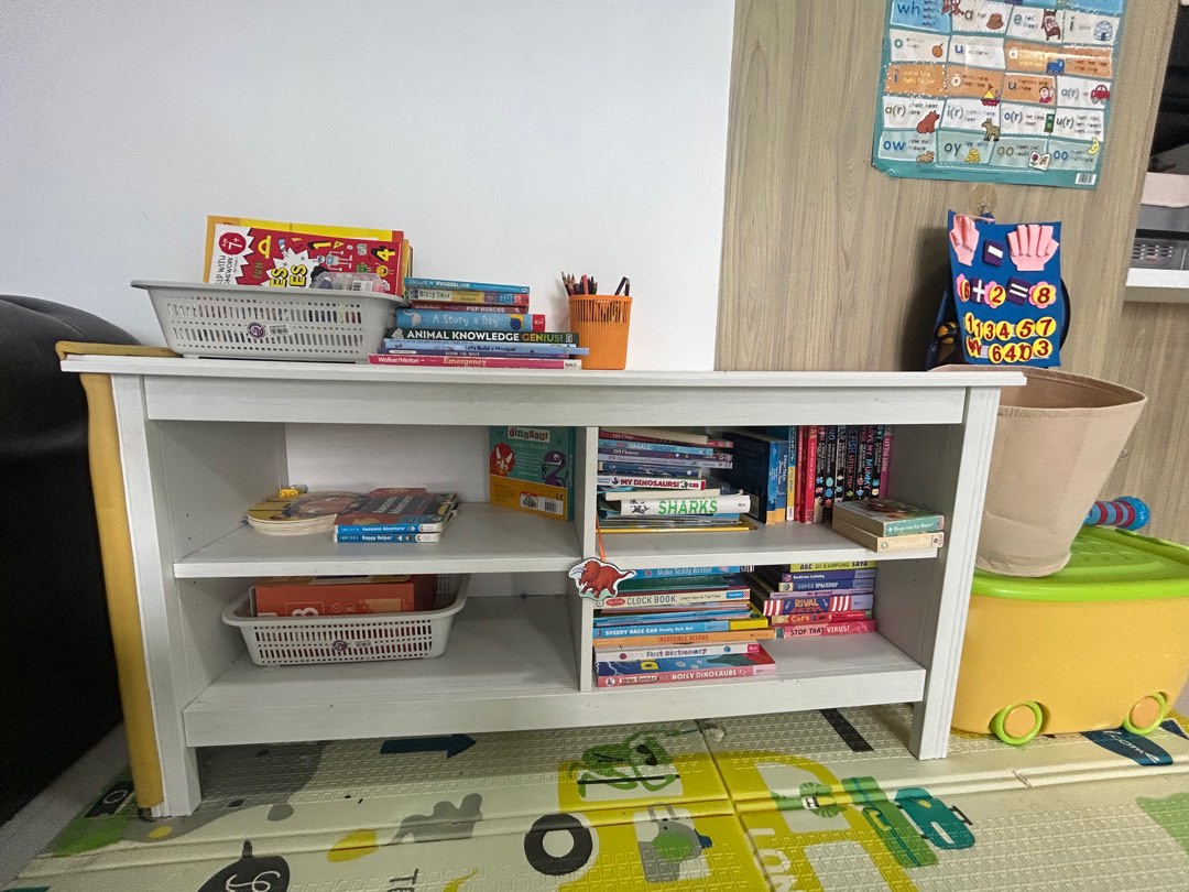 IKEA BRUSALI TV bench, Furniture & Home Living, Furniture, Shelves ...