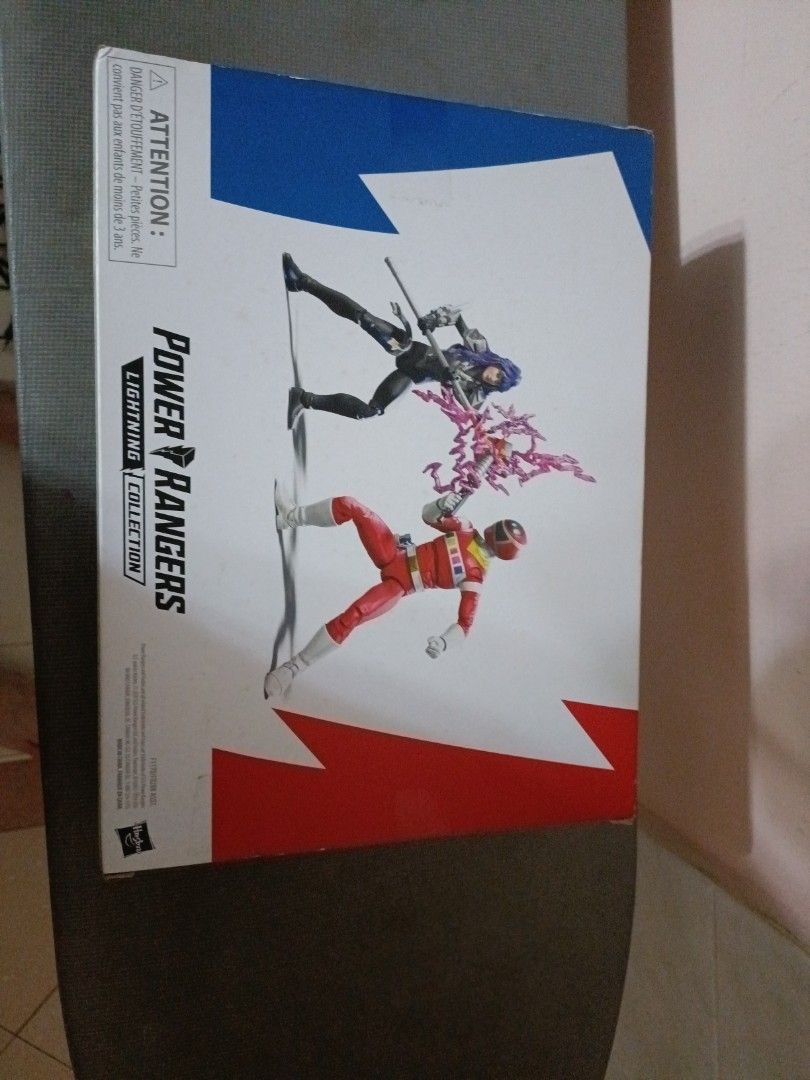 In space red ranger and astronema power rangers lightning collection ...