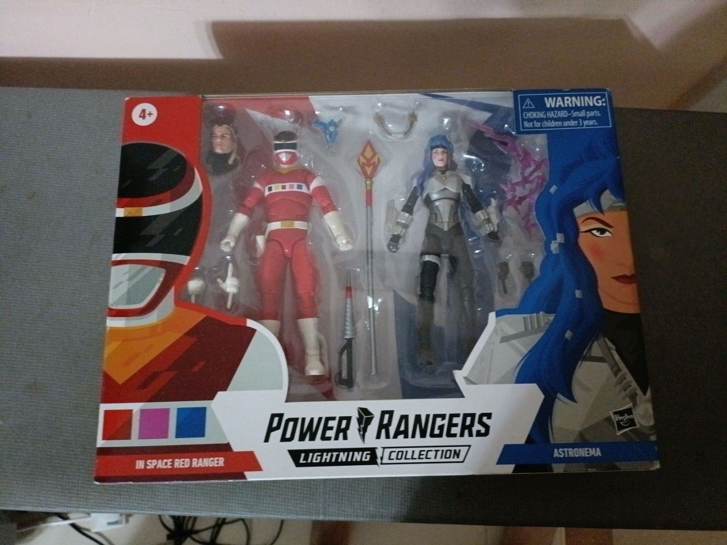 In space red ranger and astronema power rangers lightning collection ...