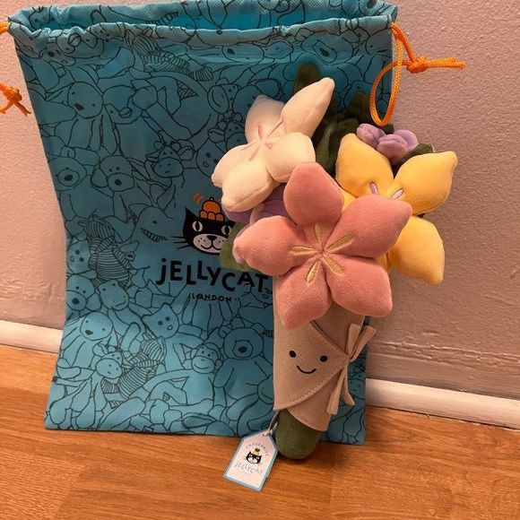 jellycat flower bouquet, Hobbies & Toys, Toys & Games on Carousell
