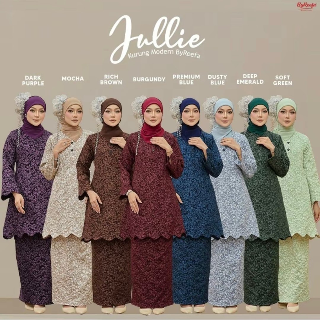 Julie Kurung Tiktok, Women's Fashion, Muslimah Fashion, Baju Kurung ...