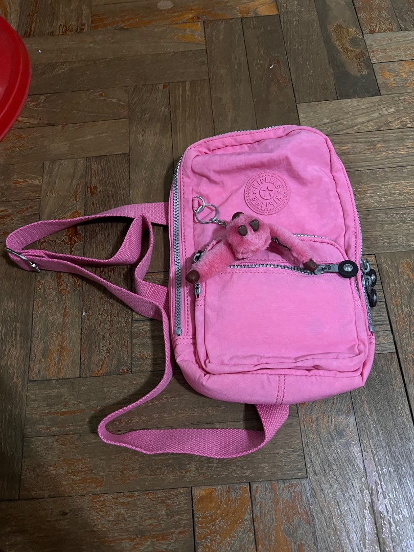 Kipling Pink Crossbody bag, Women's Fashion, Bags & Wallets, Cross-body ...