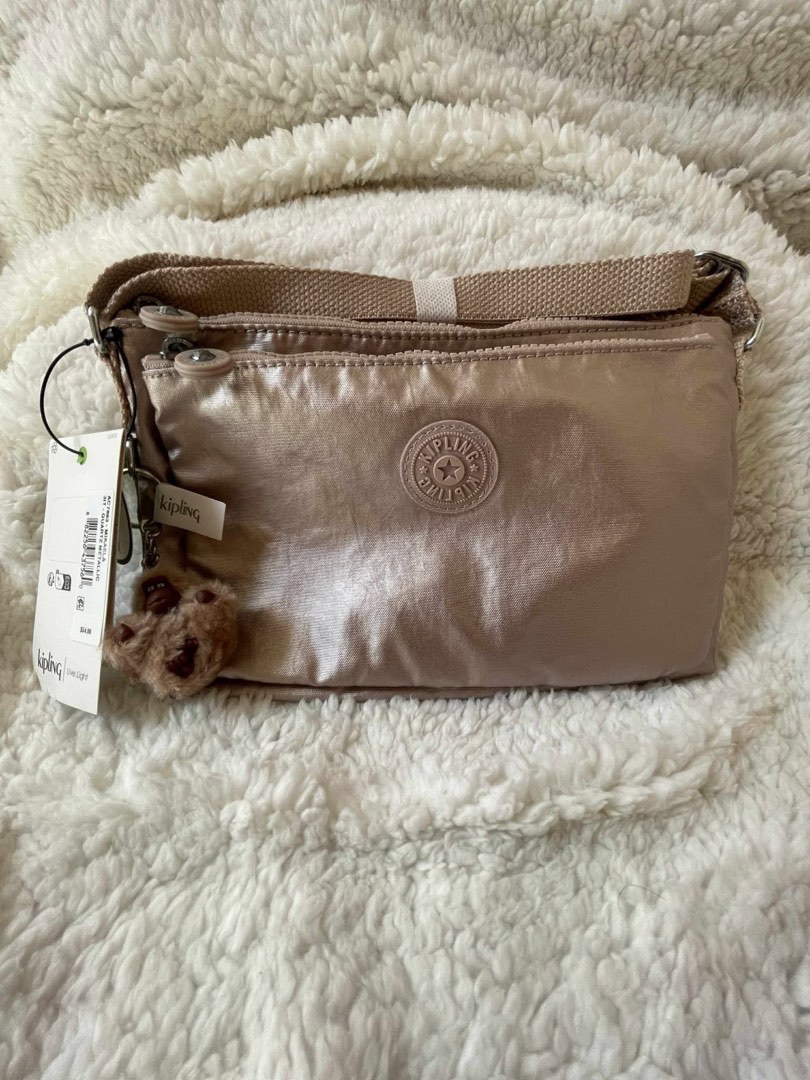 KIPLING Quartz Metallic Mikaela, Luxury, Bags & Wallets on Carousell