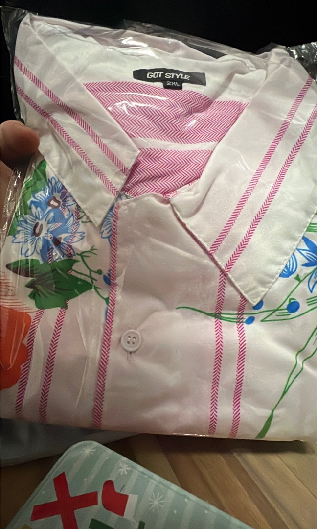 KUMPOL (Kumot Polo Shirt) Floral, Men's Fashion, Tops & Sets, Tshirts ...