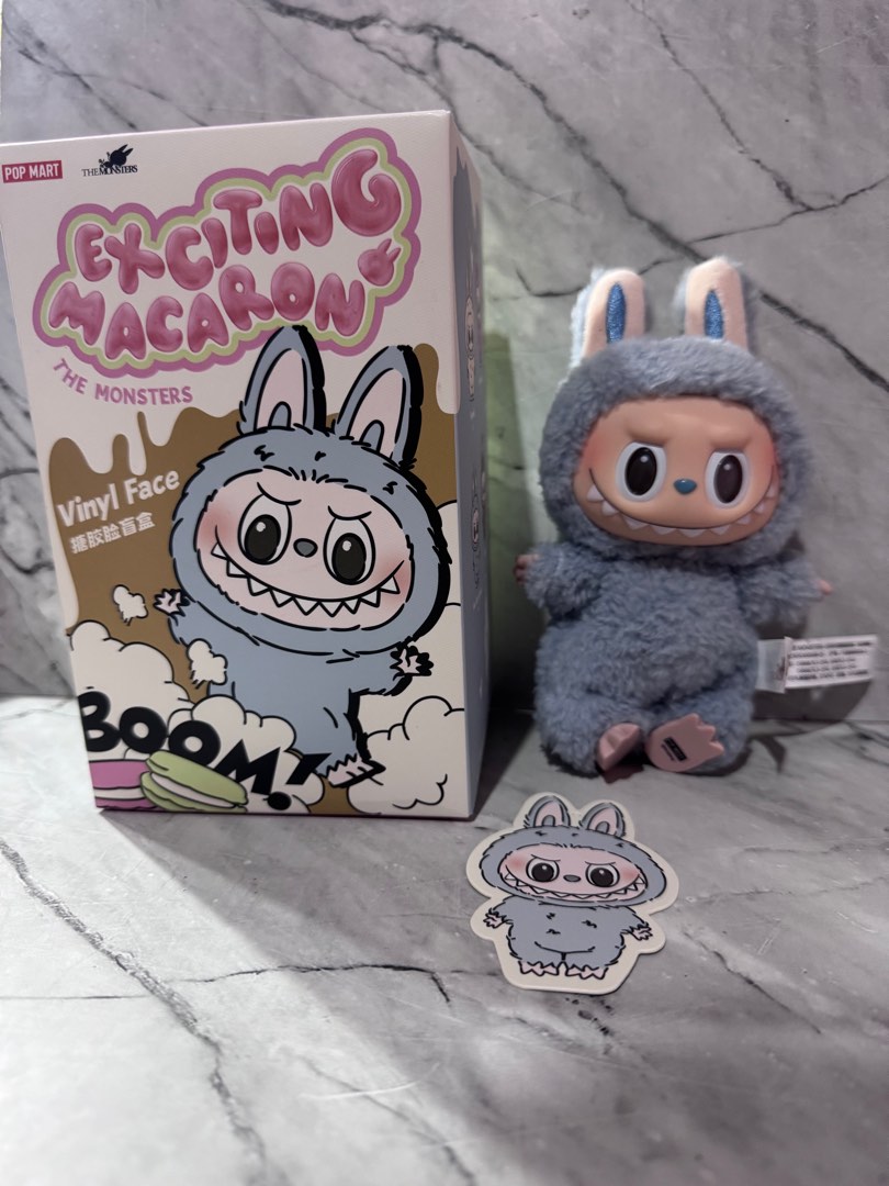 Labubu macaroon V1 - Selected Sea salt ORI POP MART, Toys ...