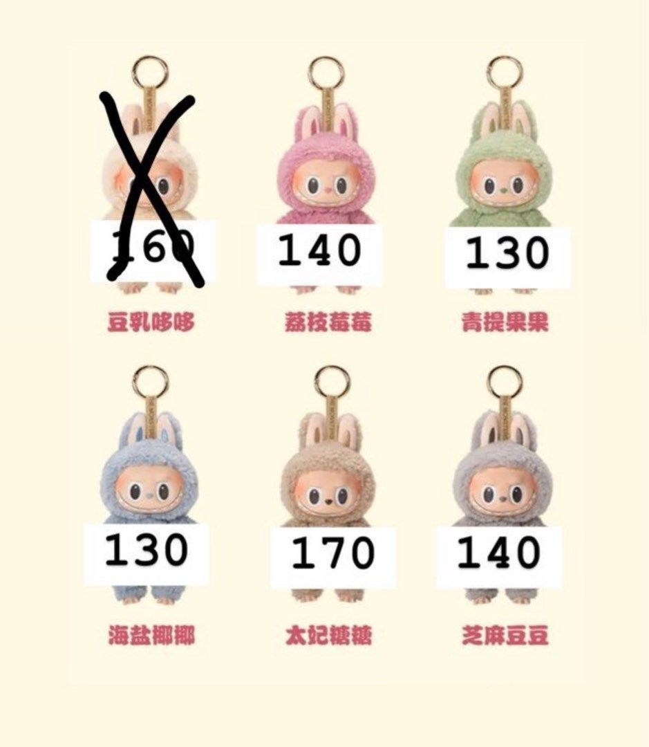 Labubu sitting and standing, 興趣及遊戲, 玩具 & 遊戲類 - Carousell