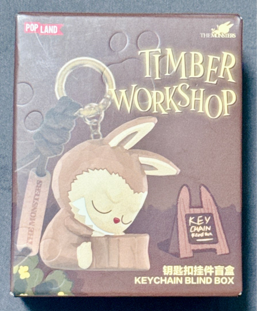 Labubu Timber Workshop Keychain Blind Box, Hobbies & Toys, Toys & Games ...