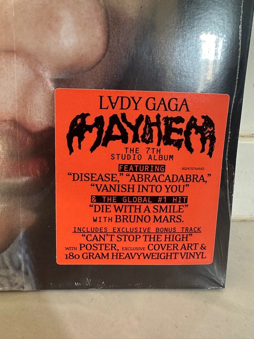 [RARE] Lady Gaga - Mayhem 180g 2LP Black Vinyl Limited Edition ...