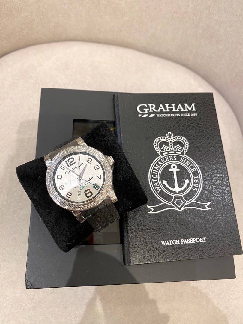 (LIKE NEW) 2021 GRAHAM MERCEDES GP REF 2MECS.B03A 42MM AUTOMATIC WATCH ...