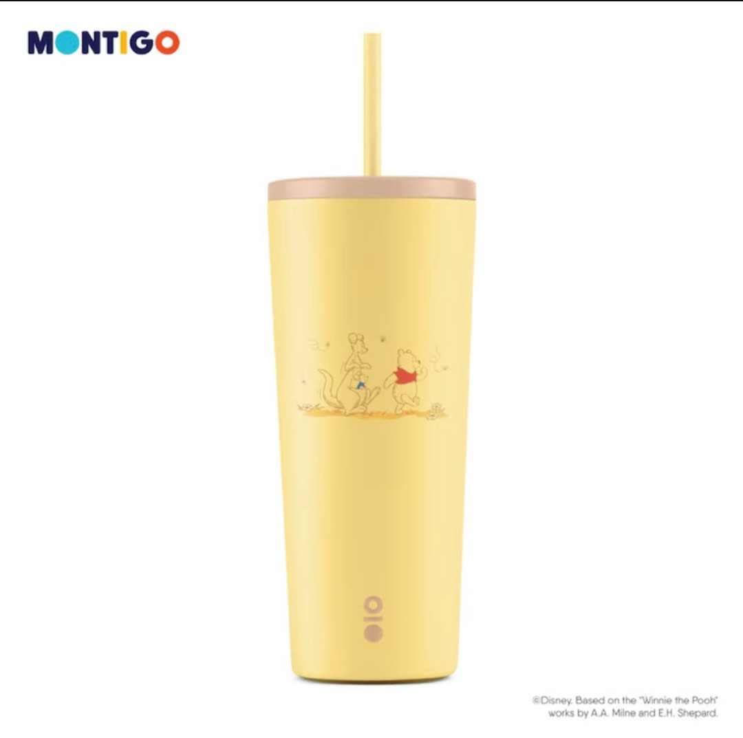 (Limited) Montigo Winnie the Pooh & Kanga Sense Straw 220z, Furniture ...
