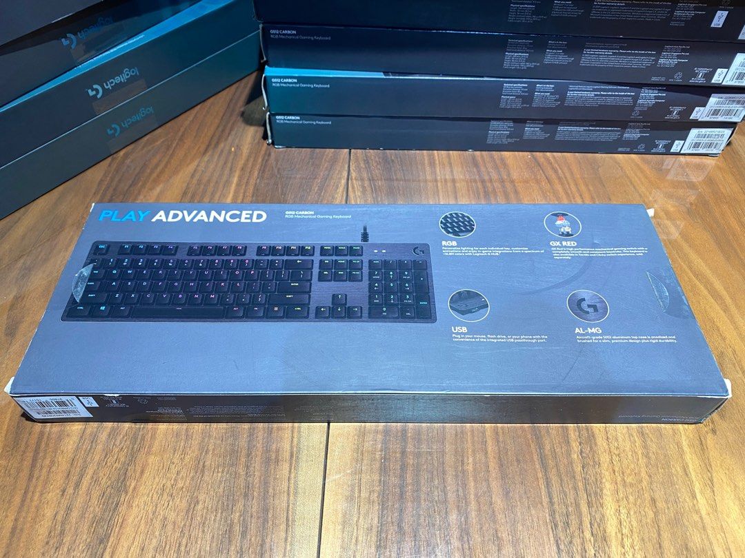 Logitech G512 Carbon GX RGB Mechanical Gaming Keyboard, Computers ...