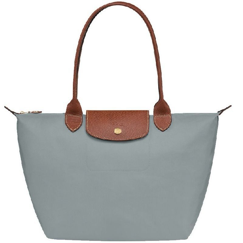 Longchamp Classic in Steel, Luxury, Bags & Wallets on Carousell