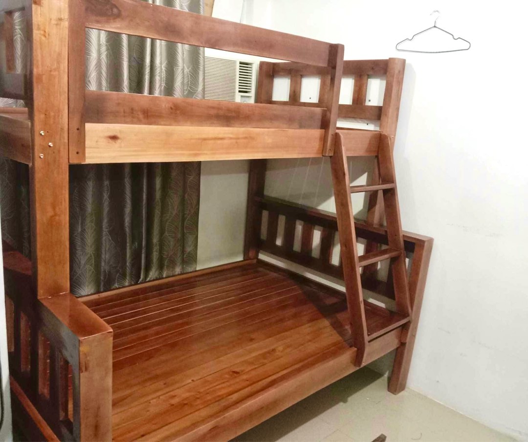 Mahogany Double Deck Bed - Negotiable, Furniture & Home Living ...