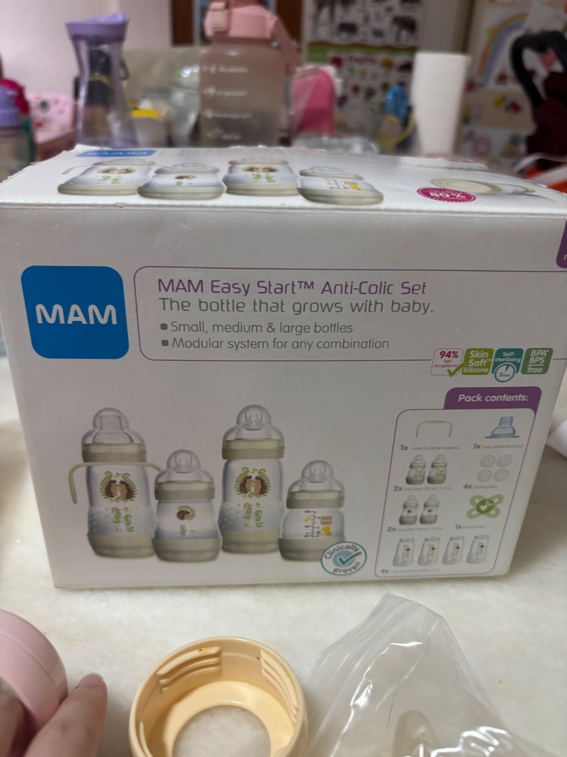 MAM milk bottles, Babies & Kids, Nursing & Feeding, Breastfeeding ...