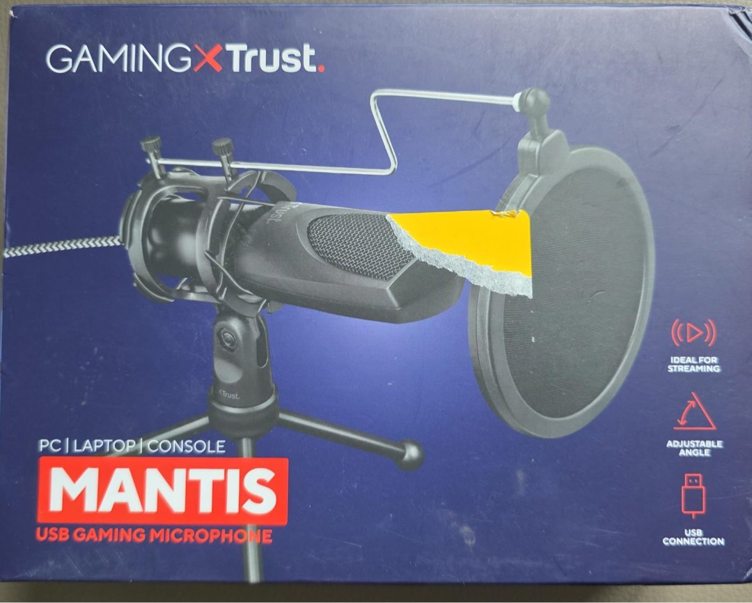 Mantis usb gaming micphone and netrust speaker set, Computers & Tech ...