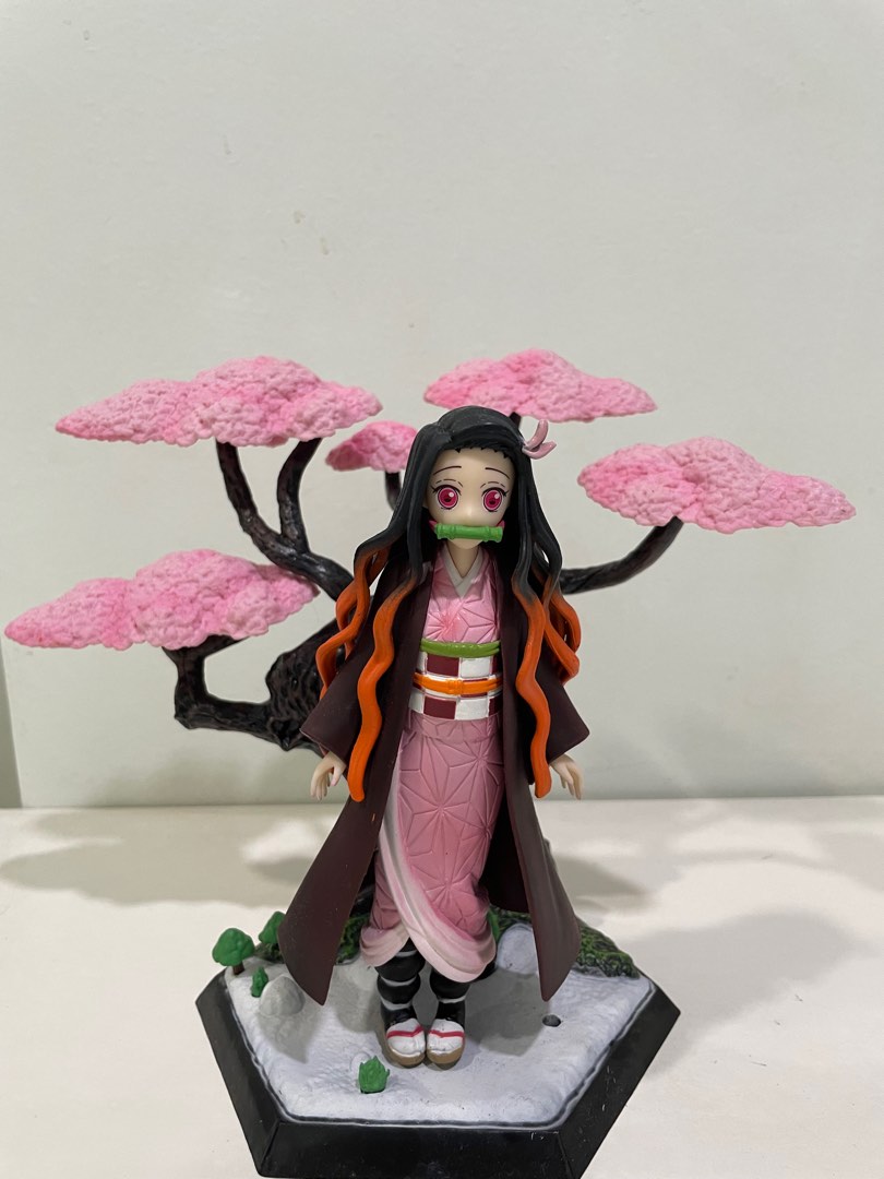 Nezuko Sakura tree figure, Hobbies & Toys, Toys & Games on Carousell