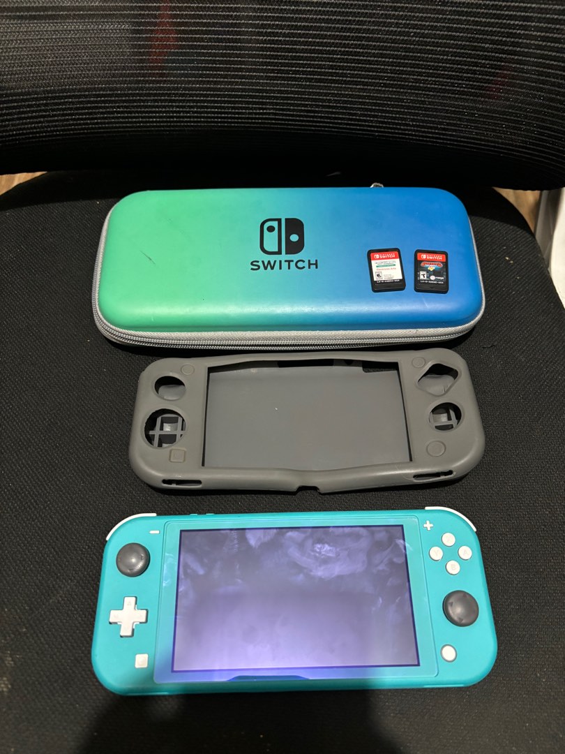 Nintendo switch lite turquoise, Video Gaming, Video Game Consoles ...