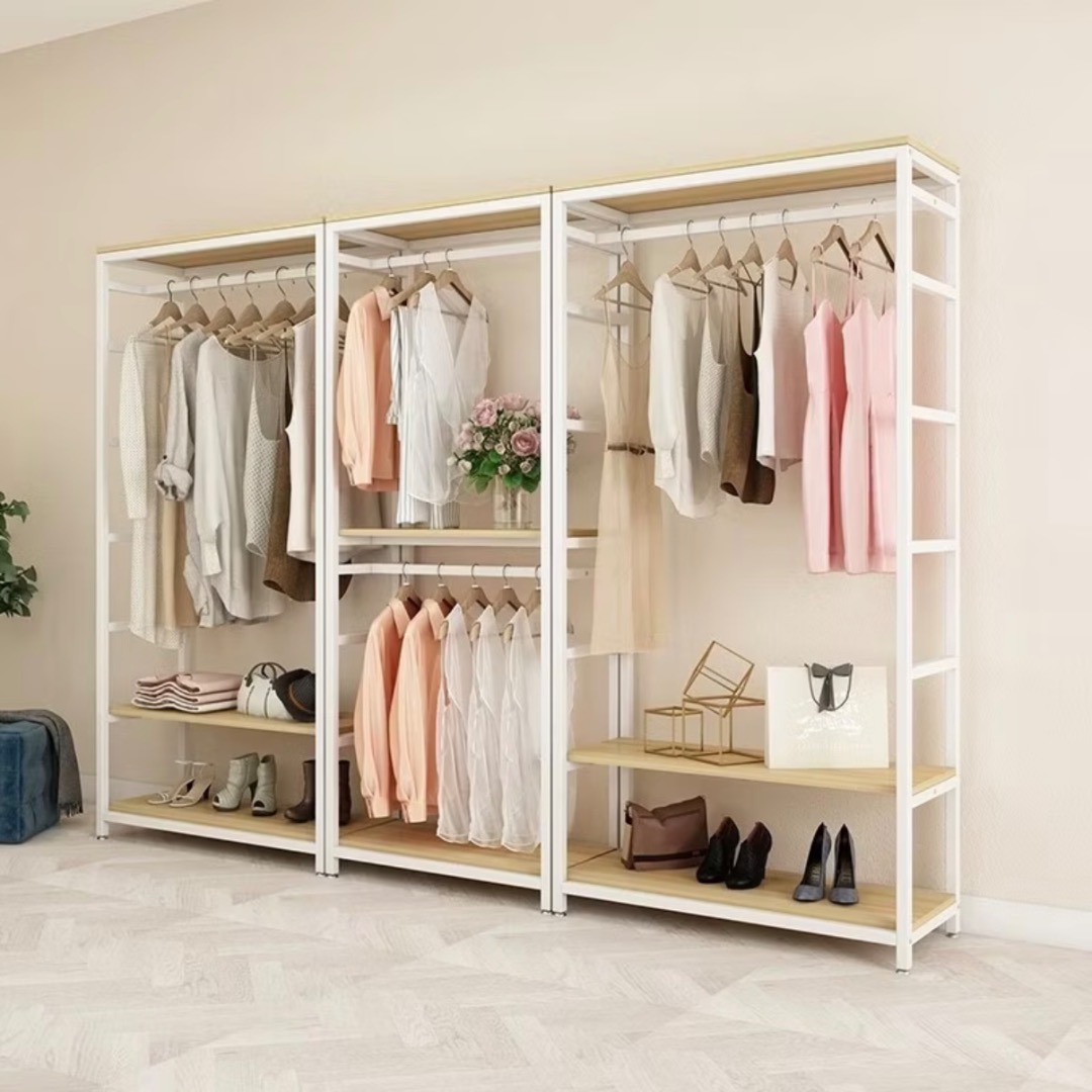 Open Wardrobe Rack | Multi-Layer Clothes Hanger Rack | Bedroom Hanging ...