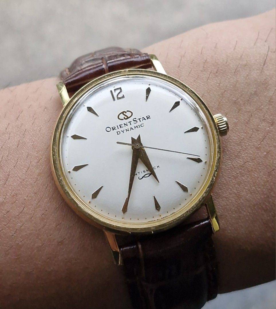 Orient Star Dynamic 21 Jewels Vintage Mechanical Winding Watch, Men's ...