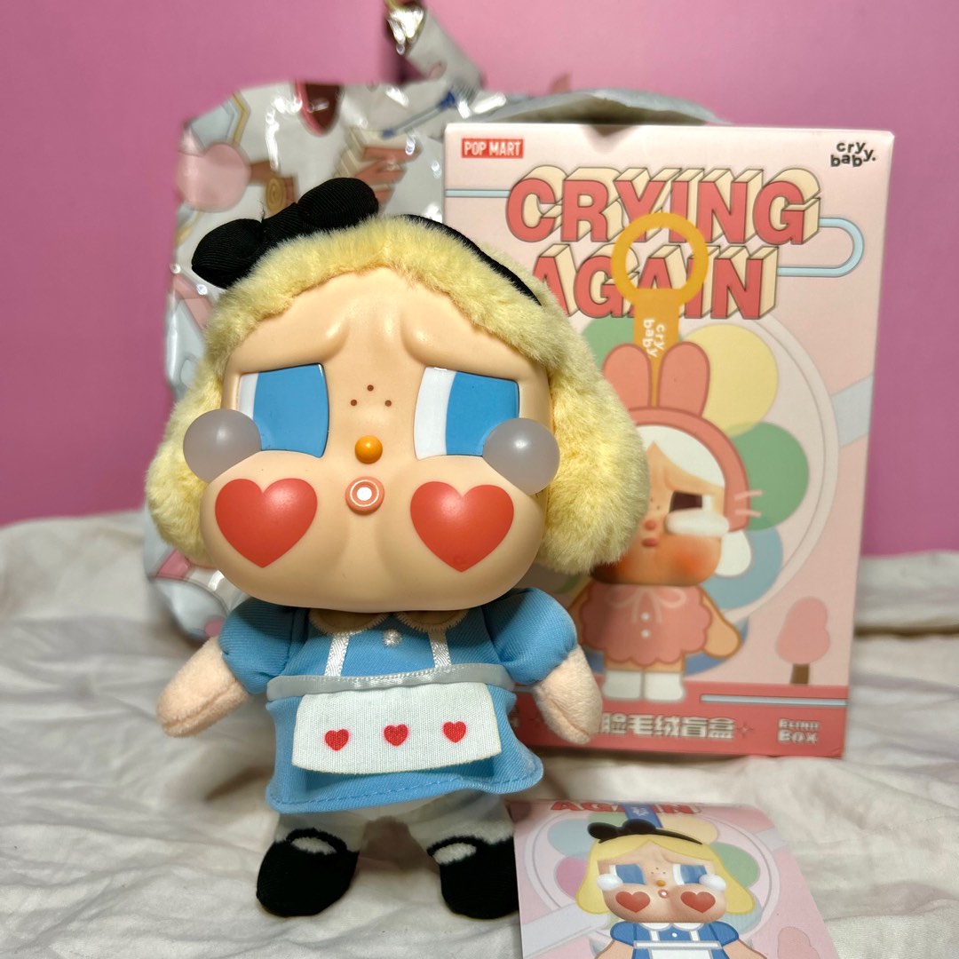 Original Pop Mart Popmart Crybaby Cry Baby Crying Again Alice Selected ...