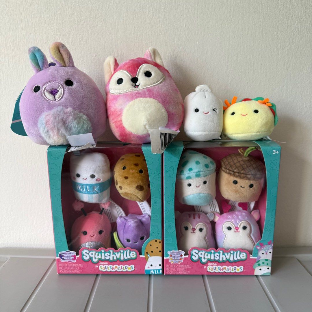 Original Squishmallow Squishville: Perfect Pairs Squad and Fall Friends ...
