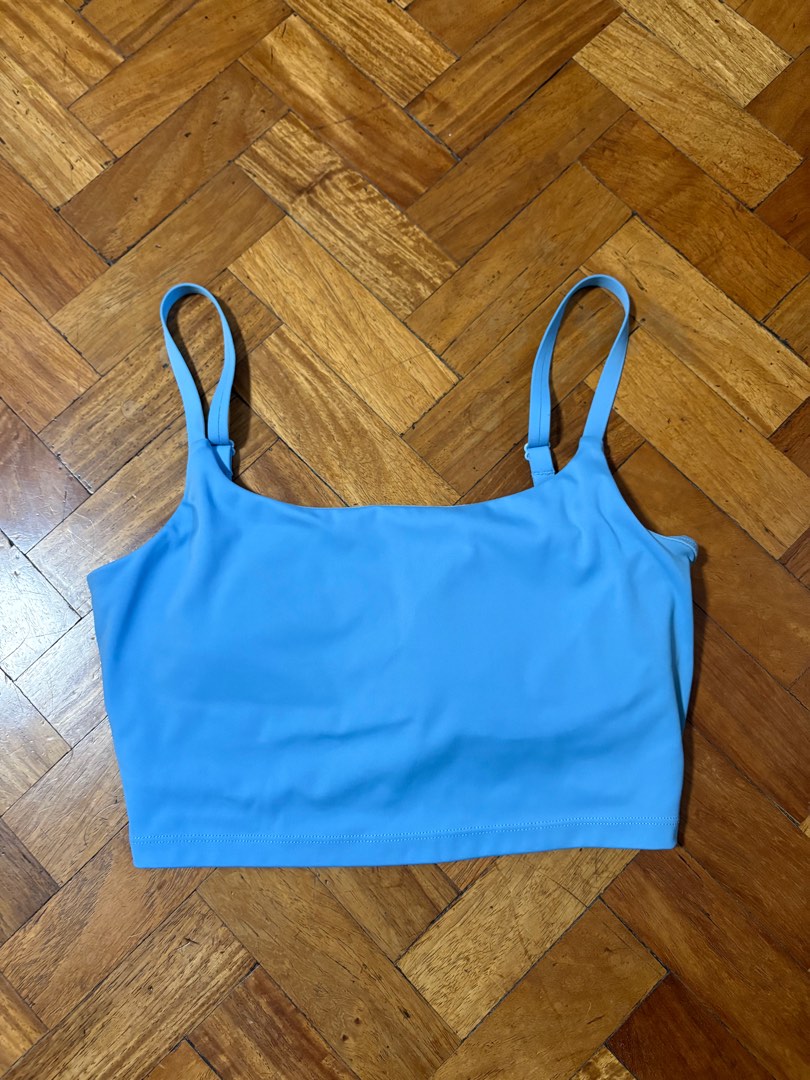 Our Recess Blue Bra Tank, Women's Fashion, Activewear on Carousell
