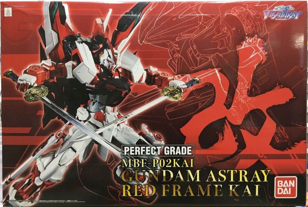 Pg 紅迷改 PB PG 1/60 MBF-P02KAI Gundam Astray Red Frame Kai 魂限迷惘高達紅色機改異端高達紅色機大劍, 興趣及遊戲, 玩具 & 遊戲類 ...