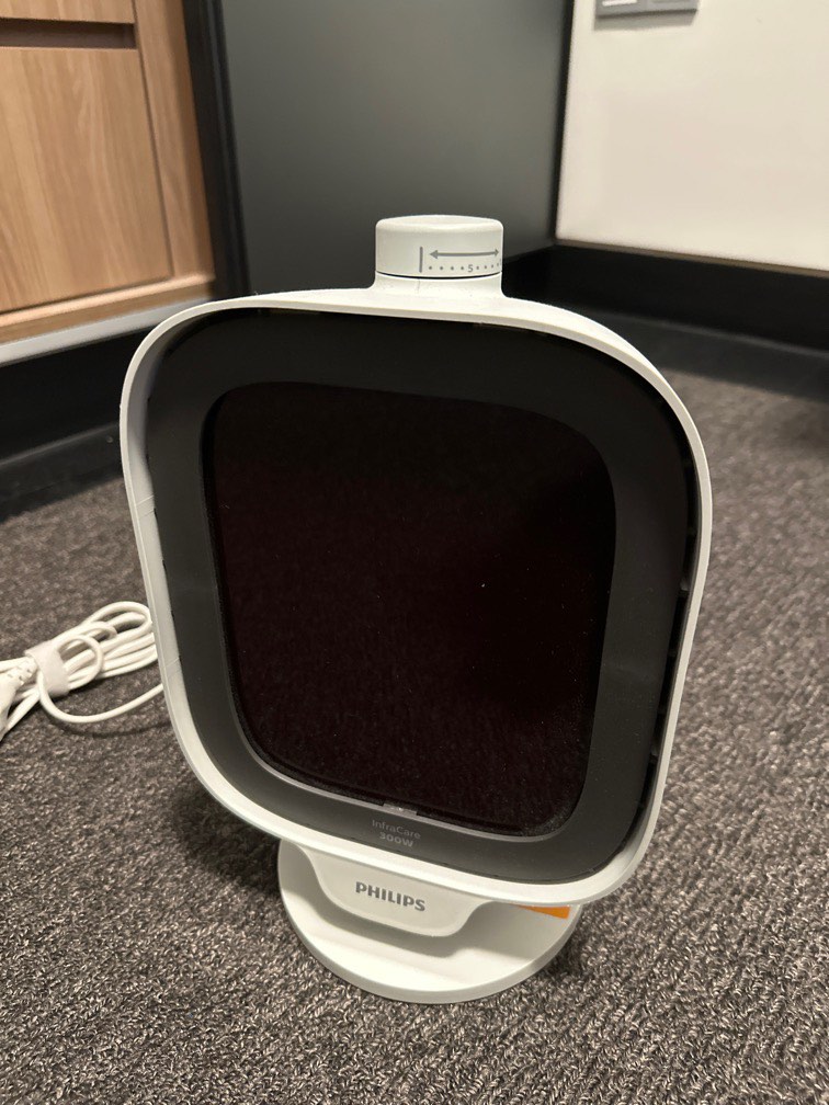 Philips InfraCare 300W infrared heat lamp, Health & Nutrition, Medical ...